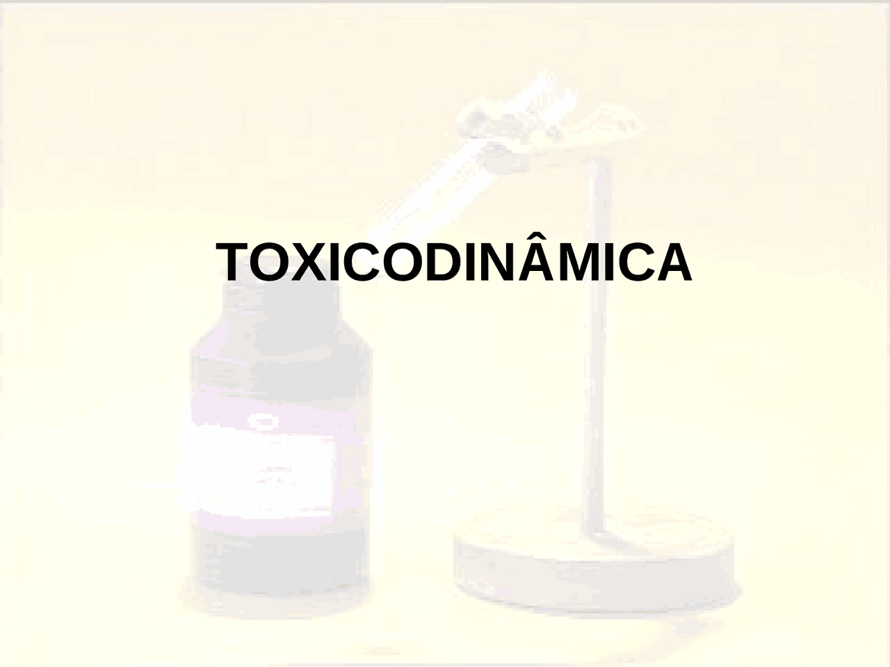 Toxicodinâmica Conceito Fases De Intoxicação Classificação Das