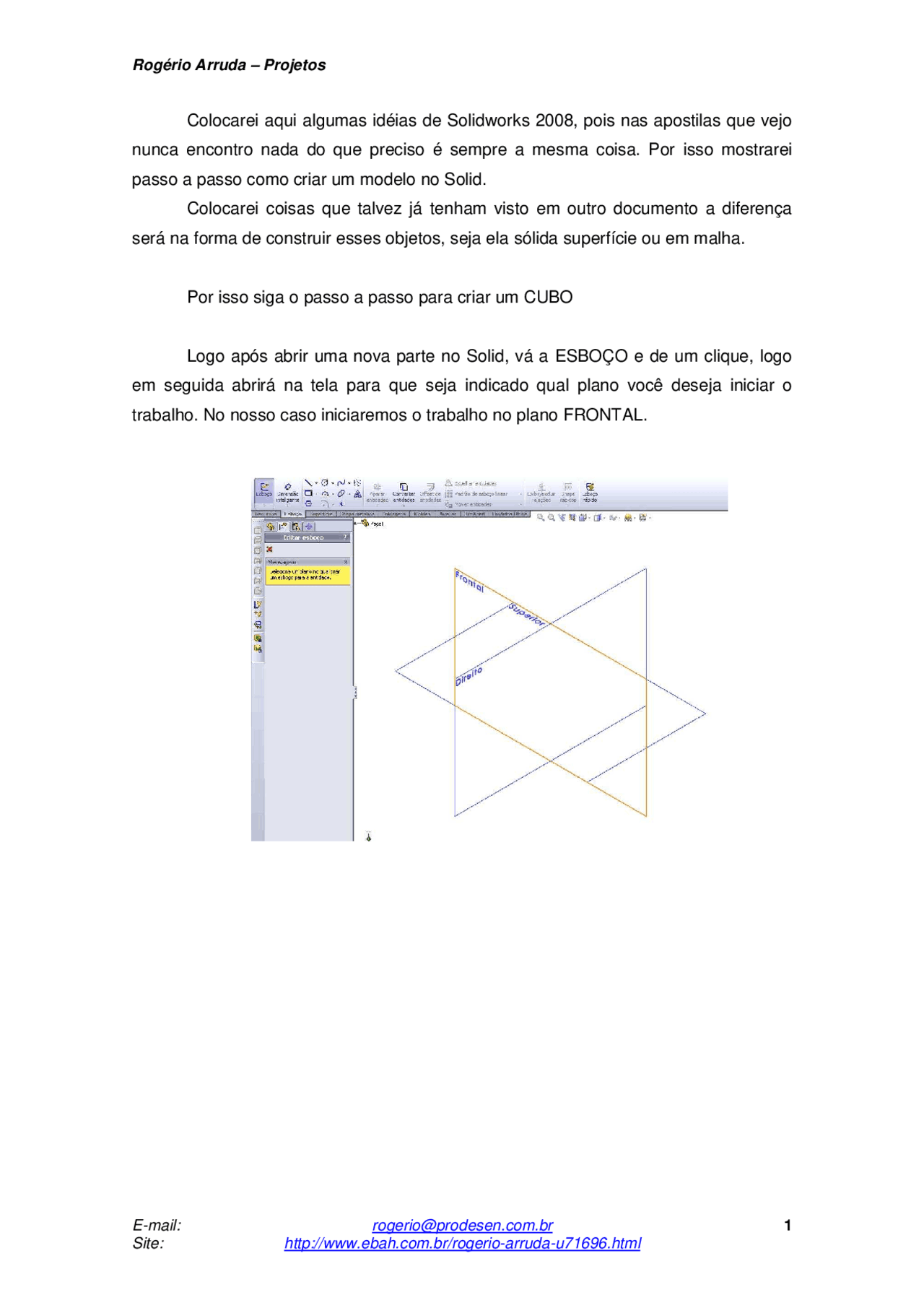 Dicas De Solidworks 2008 Dicas De Solidworks 2008 Docsity