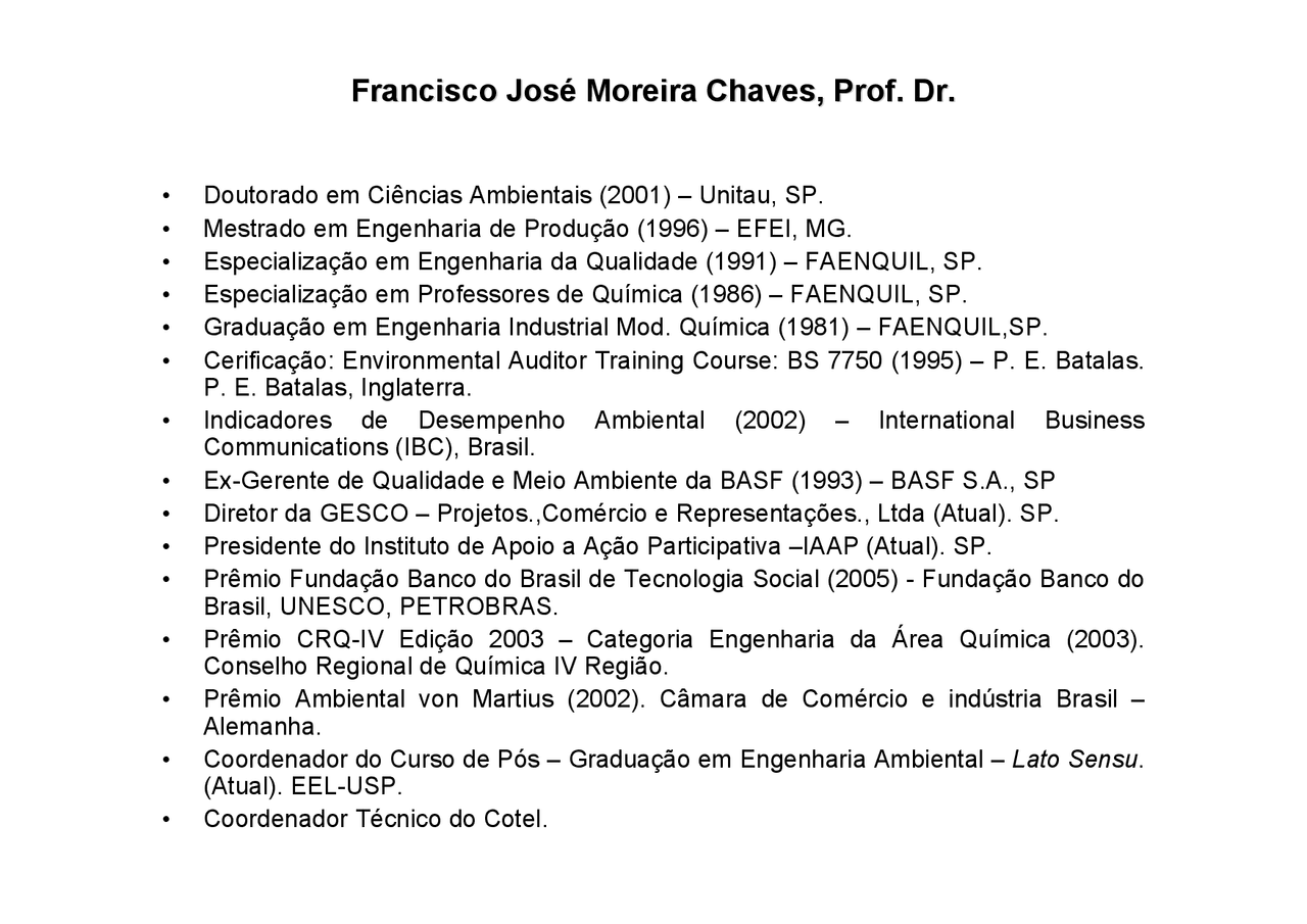 Projetos Indústria Química Pdf Para Alunos Da Eel Docsity