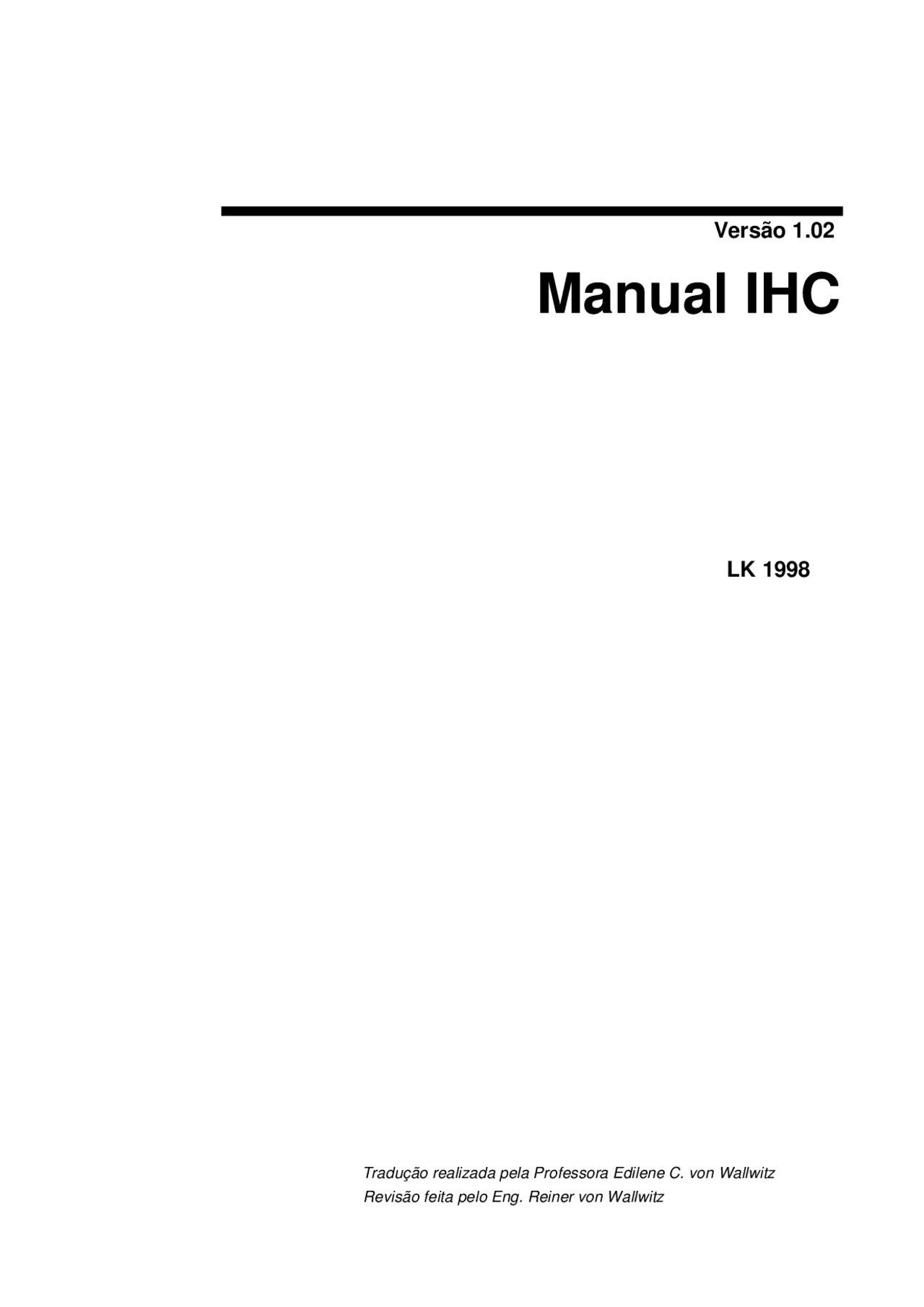 IHC (Intelligent Home Control) - CLP Utilizado Para a Automacao ...