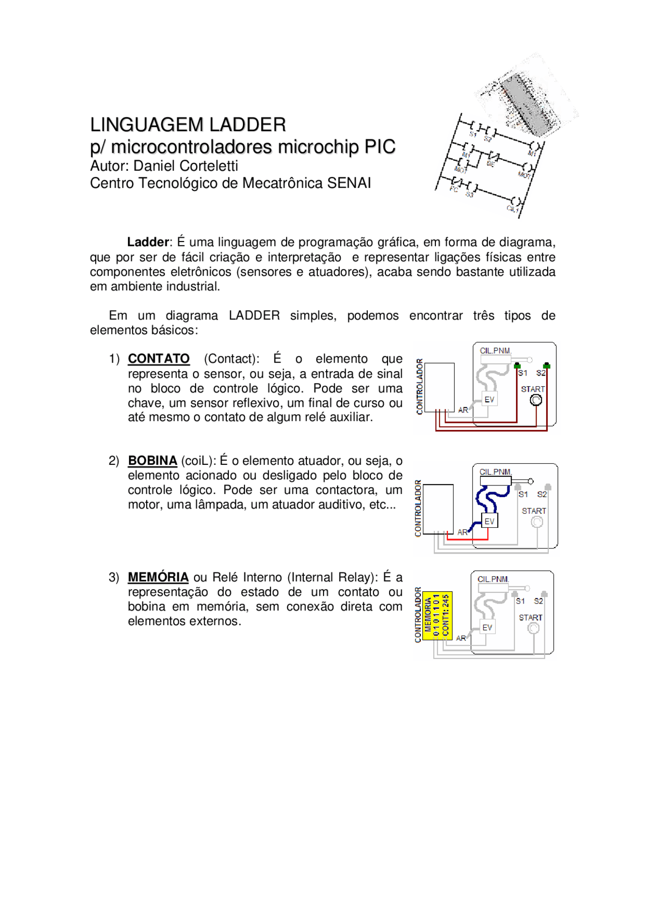Programação LADDER - Microcontroladores Microchip PIC - Programação ...