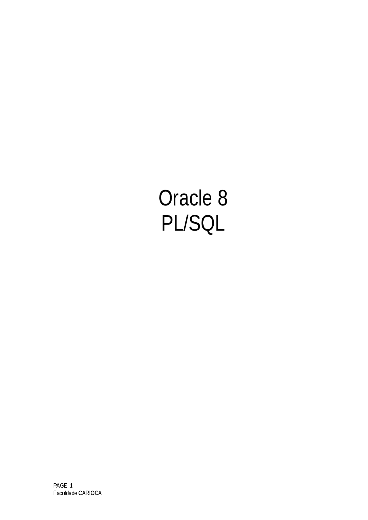 Apostila De Pl Sql Apostila De Pl Sql Docsity