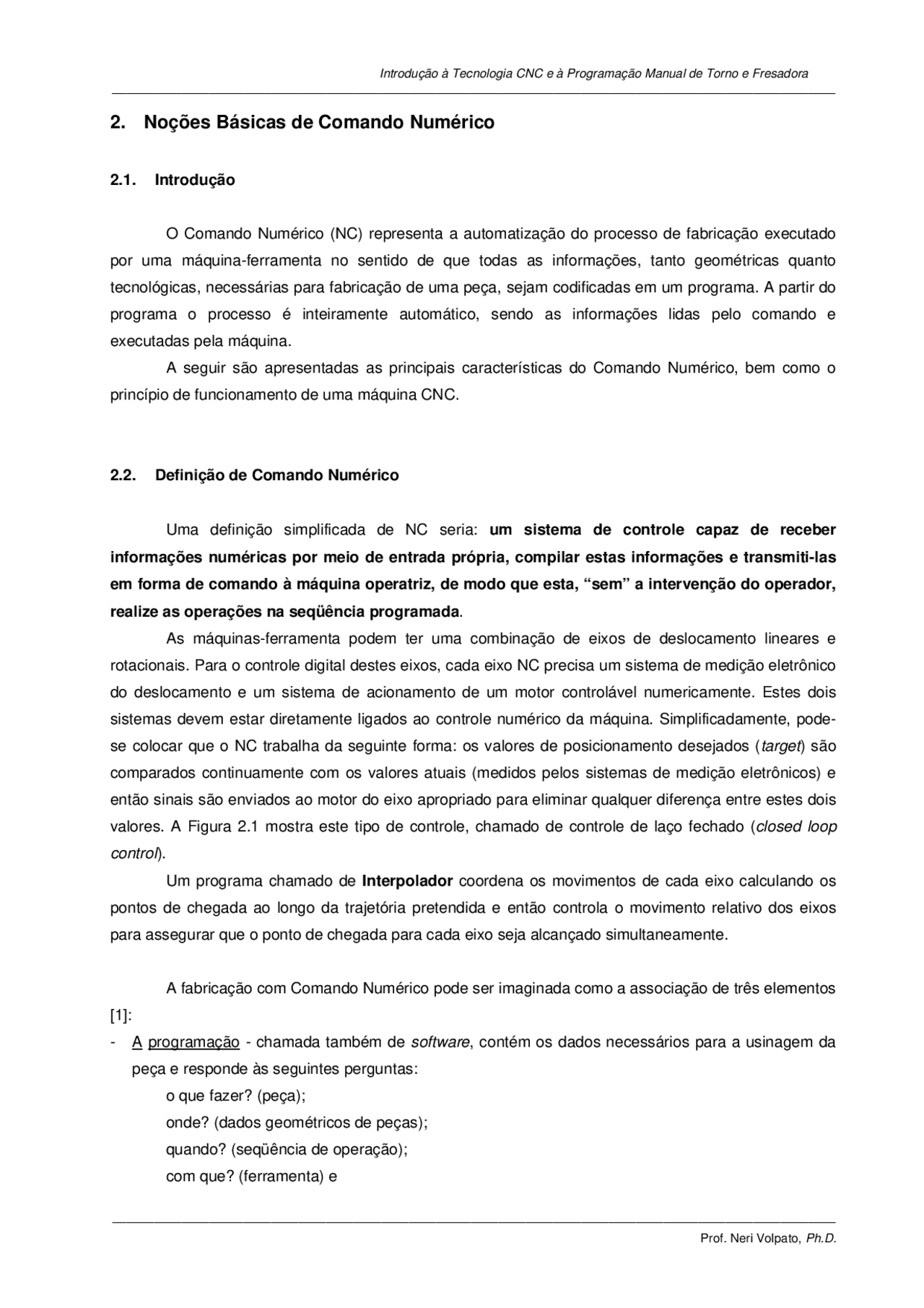 Apostila De Comandos Numéricos Computadorizados Parte2 Geral