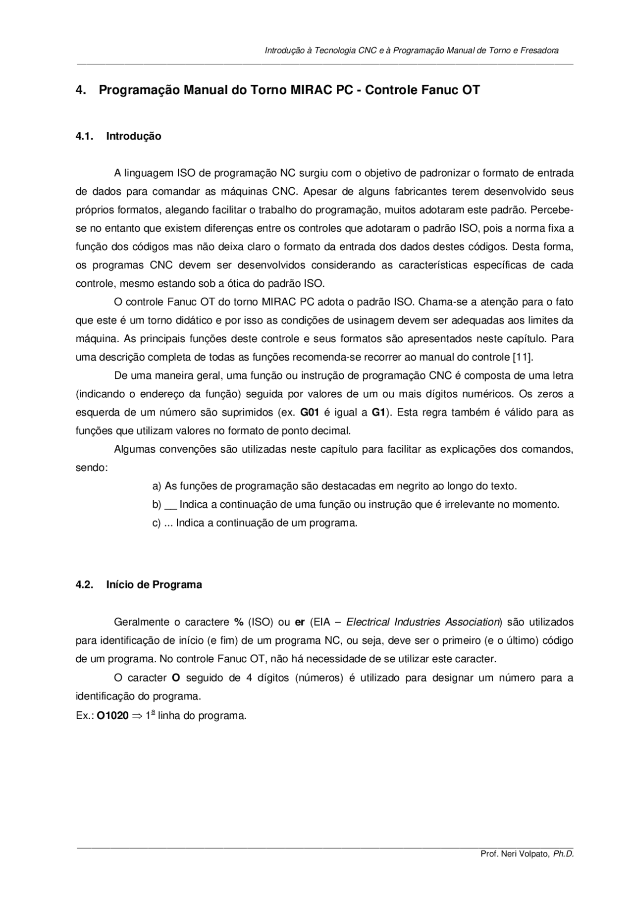 Apostila De Comandos Numéricos Computadorizados Parte4 Fanuc Ot