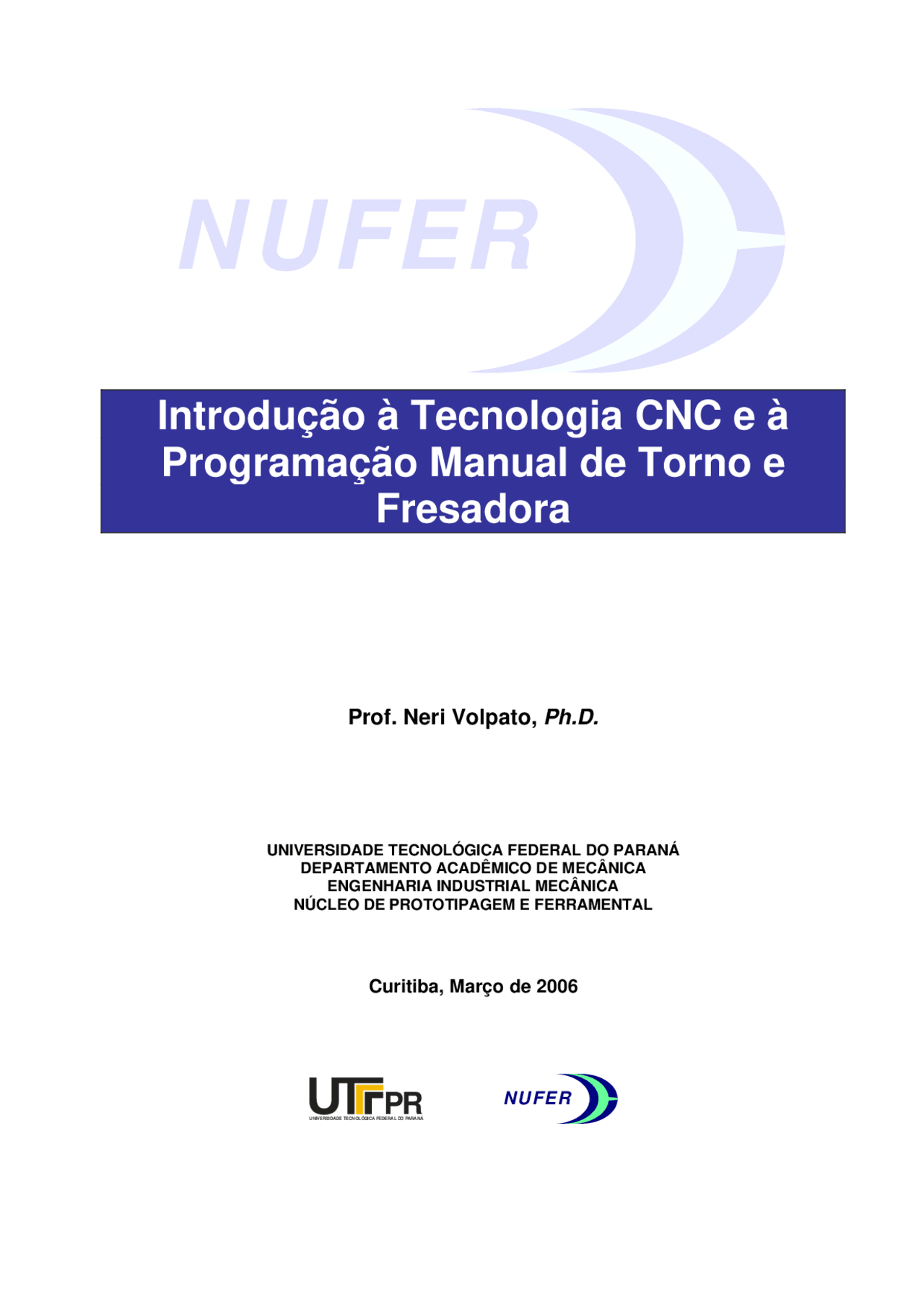 Apostila De Comandos Numéricos Computadorizados Parte0 Capa