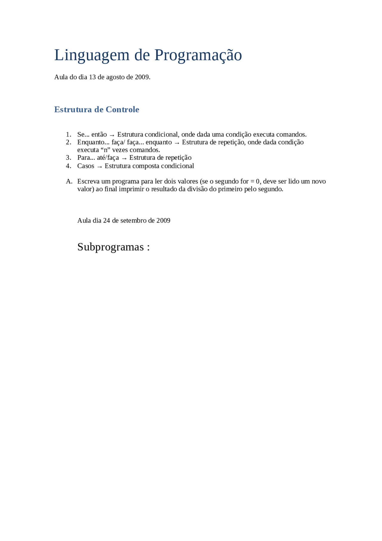 Apostila C Linguagem TÉcnica De ProgramaÇÃo I Docsity