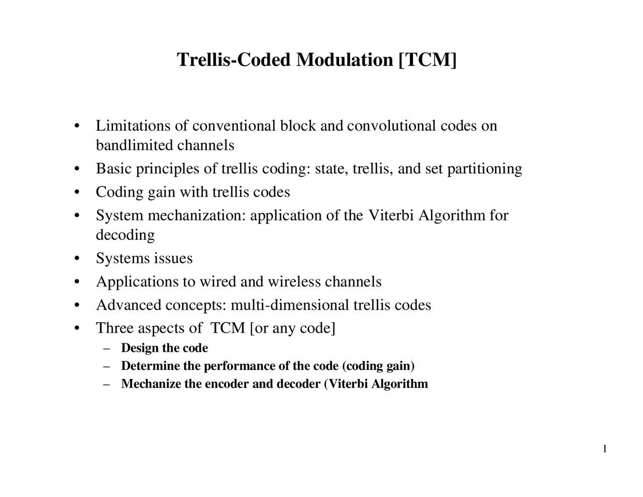 Sistema Comunicação - trellis coded modulation - Arquivos Diversos ...