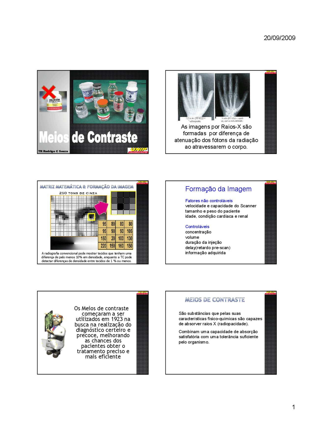 Meios de Contraste - Iodo Bário Paramagnético - Aula Básica sobre Meios ...