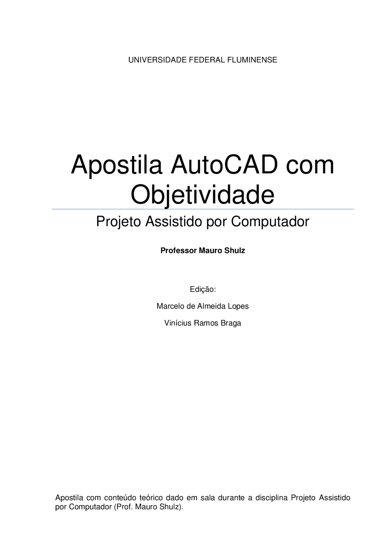 Apostila De Autocad Sobre O Autocad Docsity