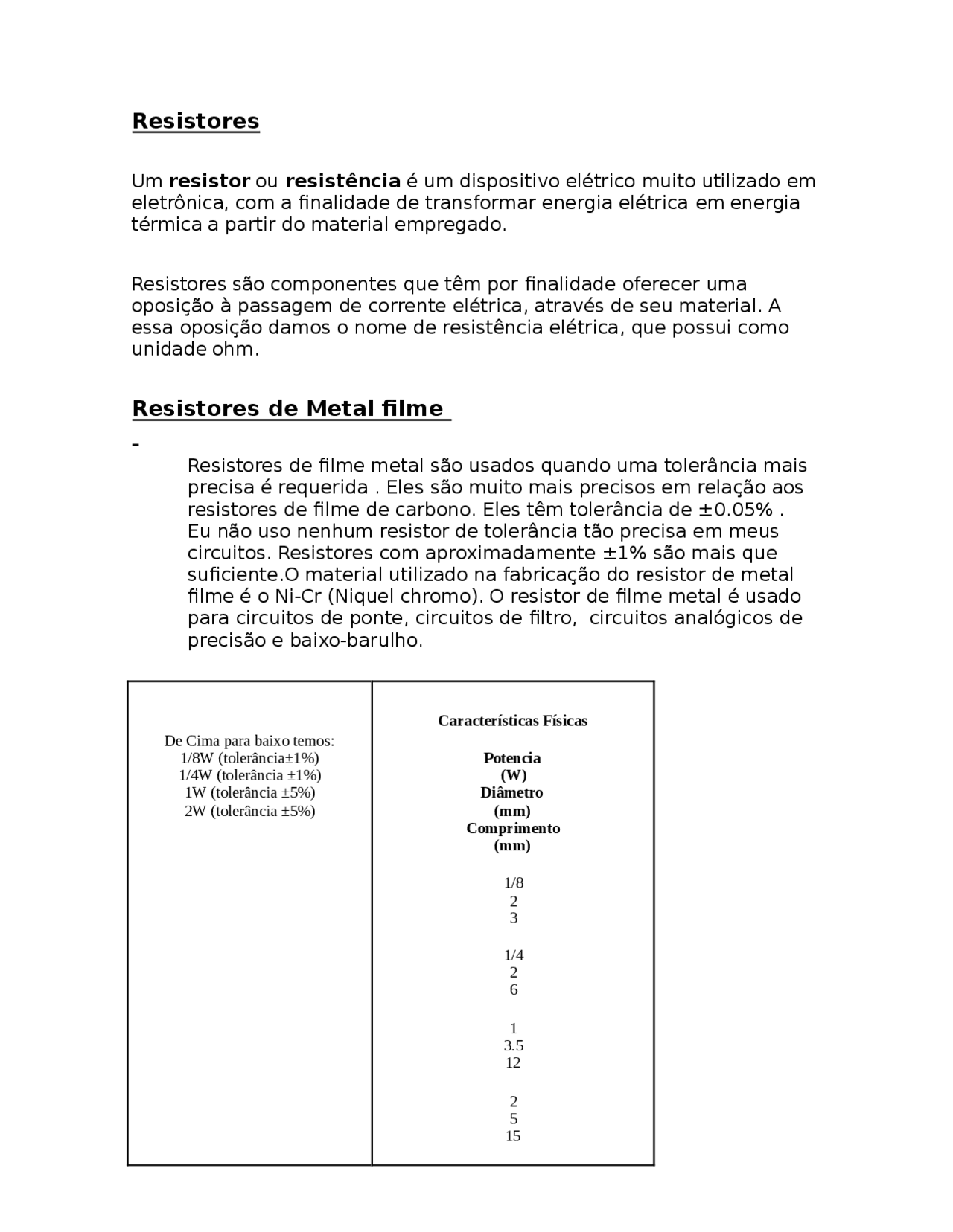 Analise De Circuitos Capacitores Resistores Leds Docsity