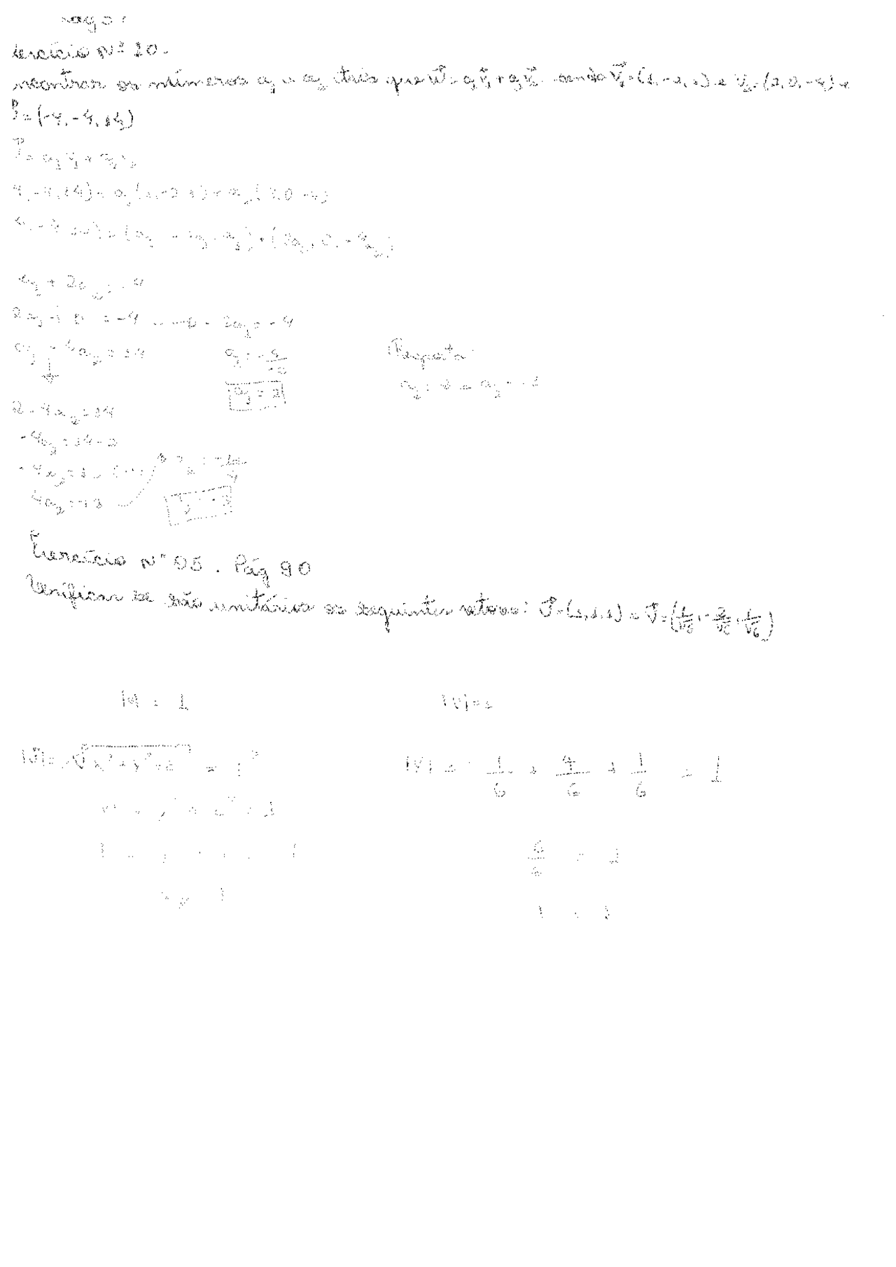 Exercicios Resolvidos Geometria Analitica Parte 2 Exercicios