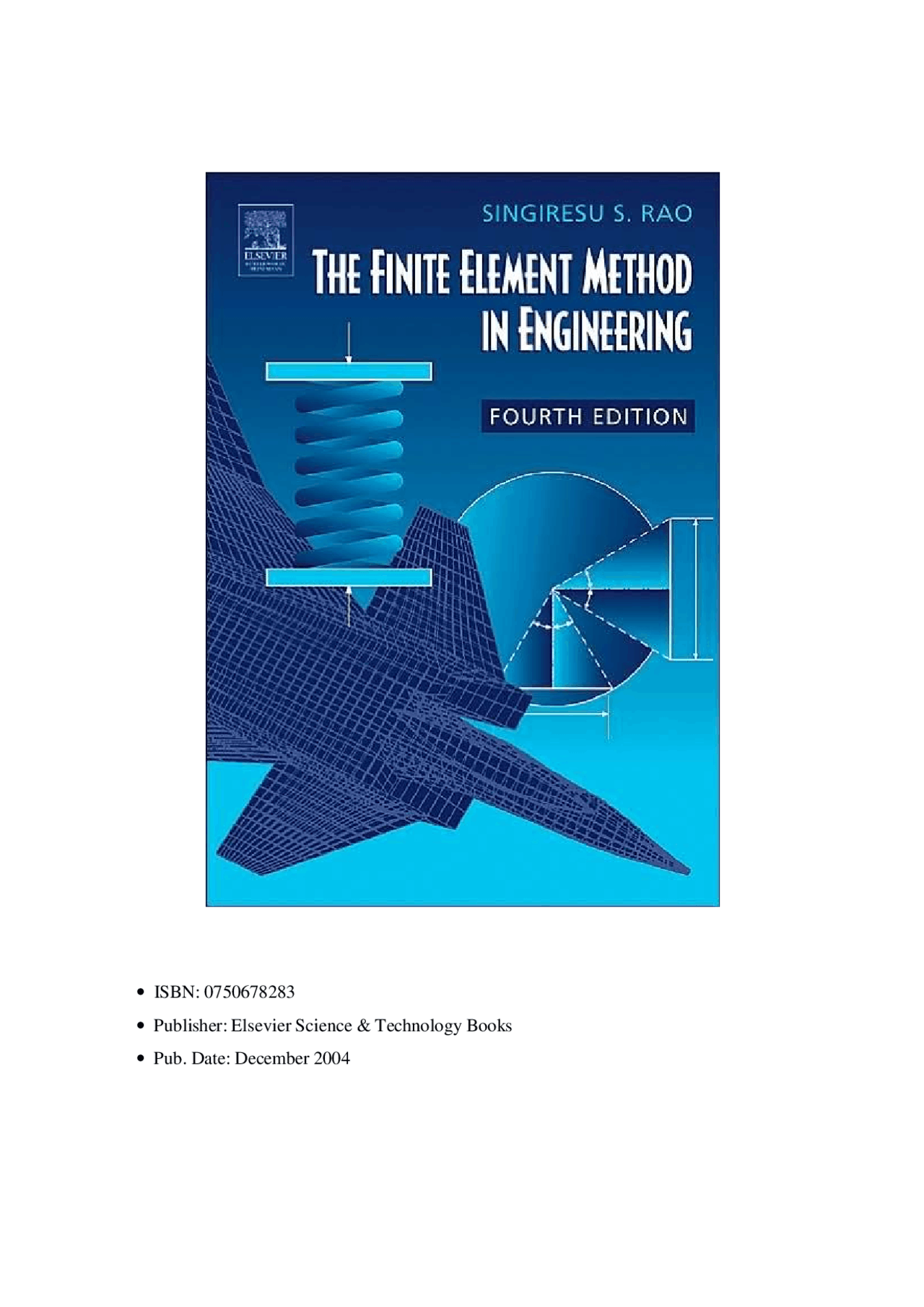 The Finite Element Method In Engineering Autor Singiresus S Rao