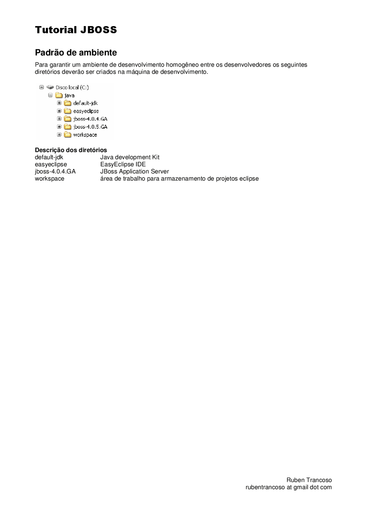 Tutorial de JBOSS - apostila tutorial de jboss - Docsity