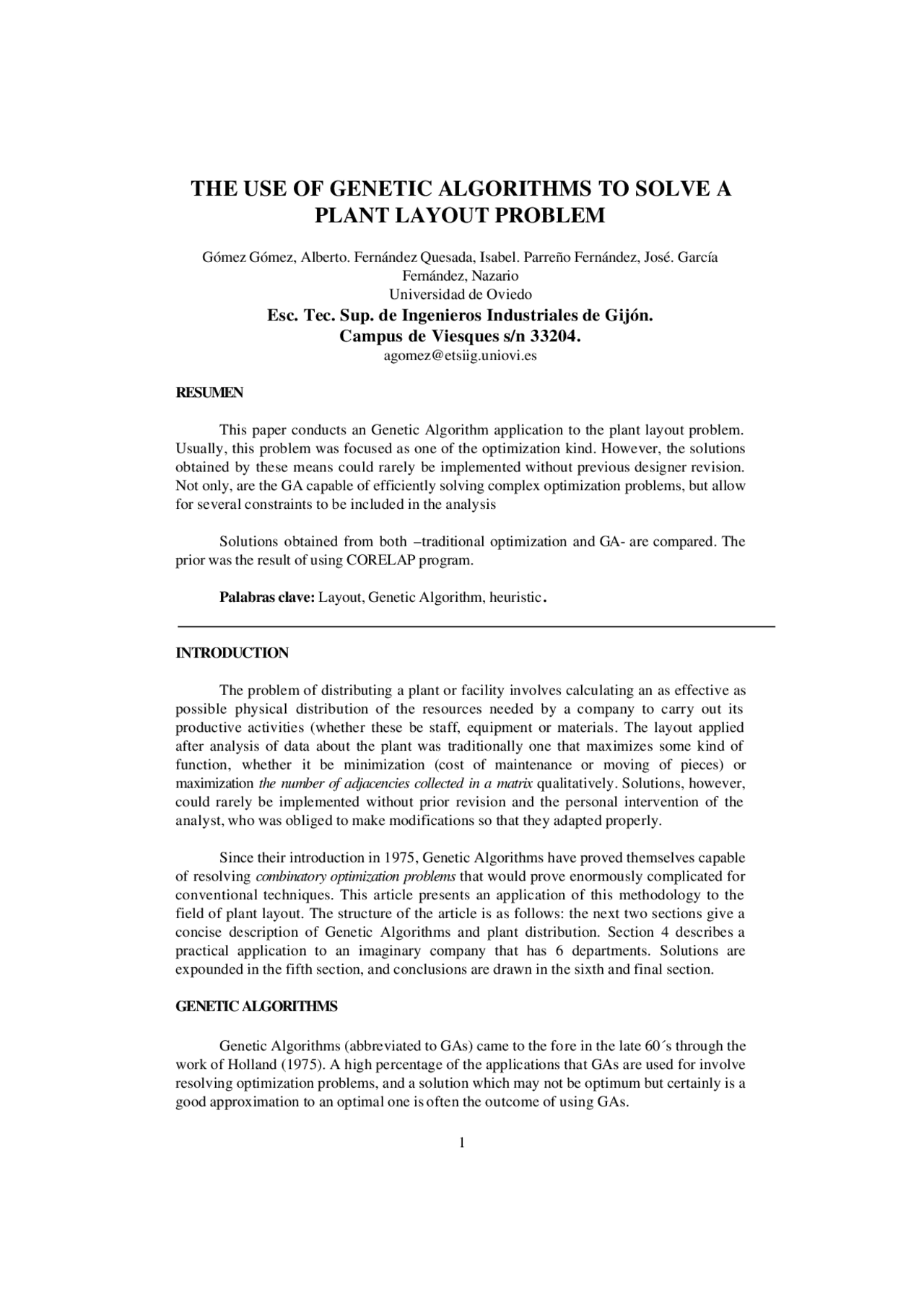 Genetic Algorithms Teoria De Algoritmos Genéticos Docsity