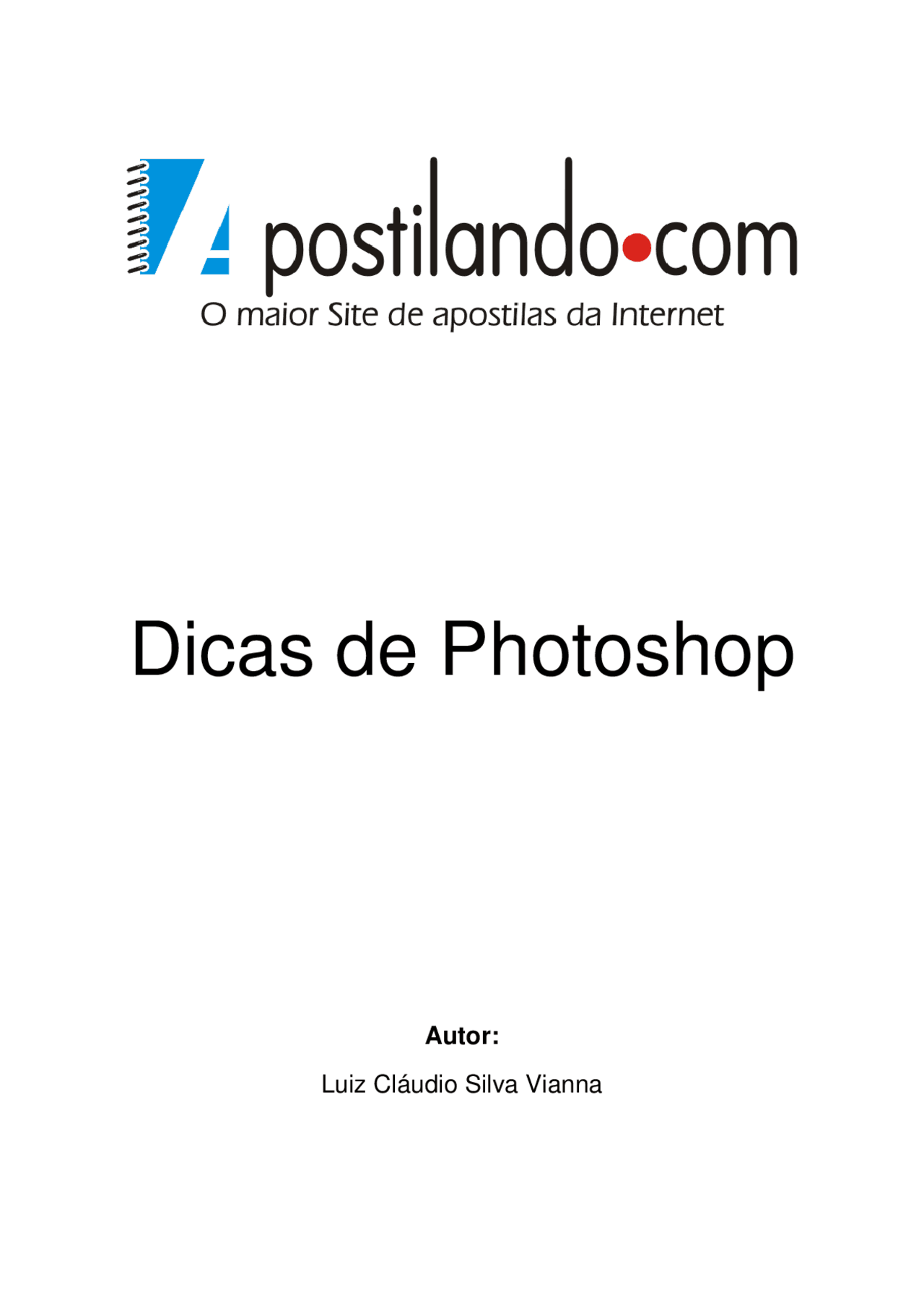 Apostila Com Dicas De Photoshop Apostila Que Ensina A Criar Alguns