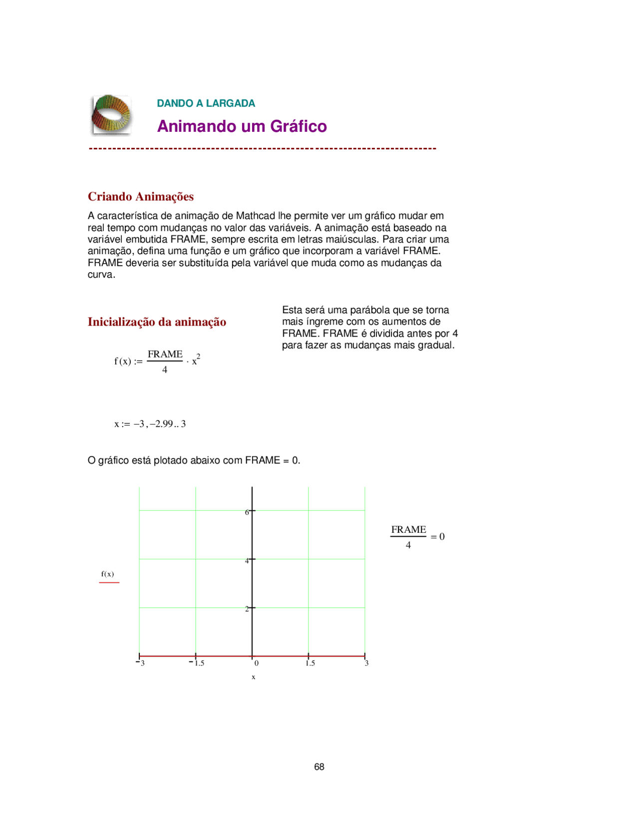 Tutorial Mathcad16 - Tutorial do MathCad: Animando um Gráfico - Docsity