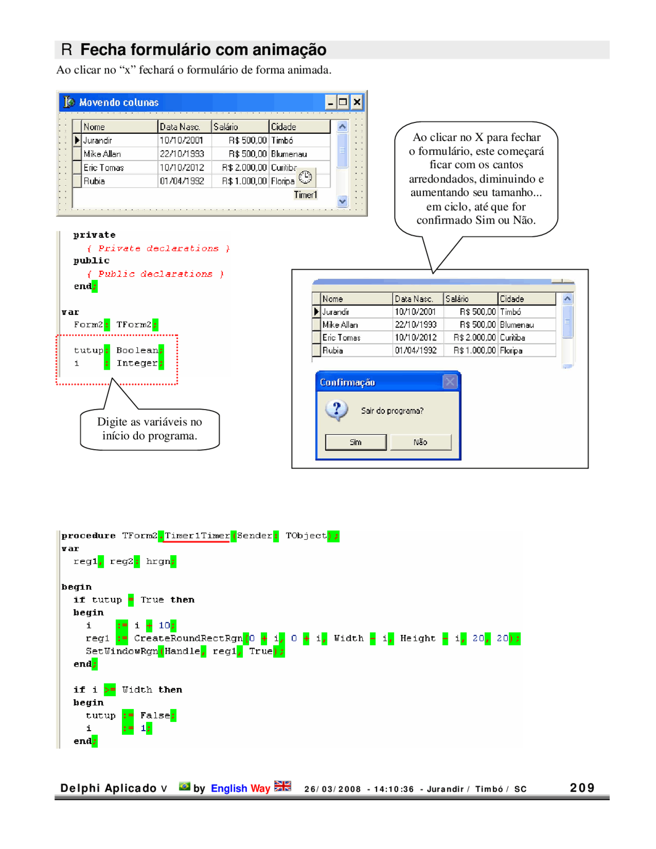 Delphi Aplicado Módulo 2a Apostila De Delphi Curso Completo Docsity