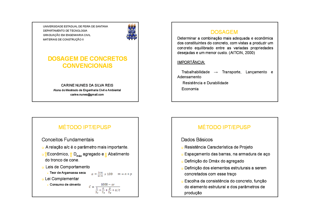 Dosagem ipt - DOSAGEM METODO IPT - Docsity