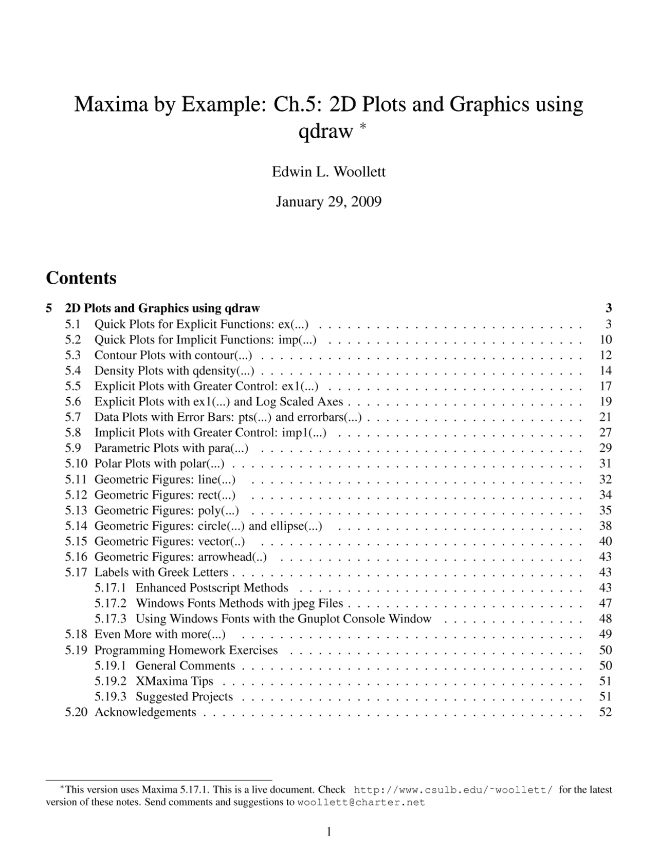 Manual completo do wxMaxima - mbe5qdraw - Software livre de computa??o matem?tica - Docsity