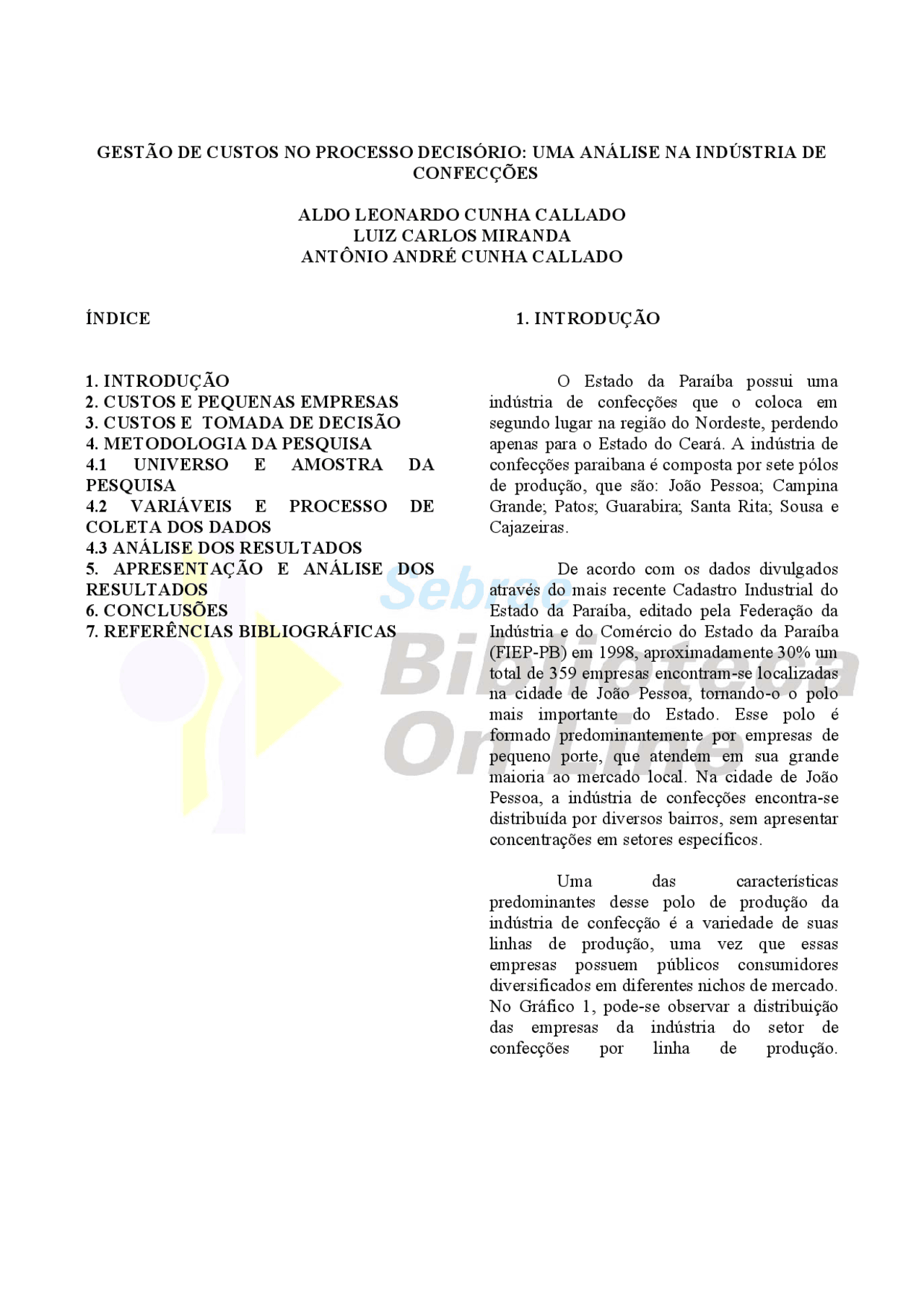 Contabilidade De Custos Custos Custos Docsity