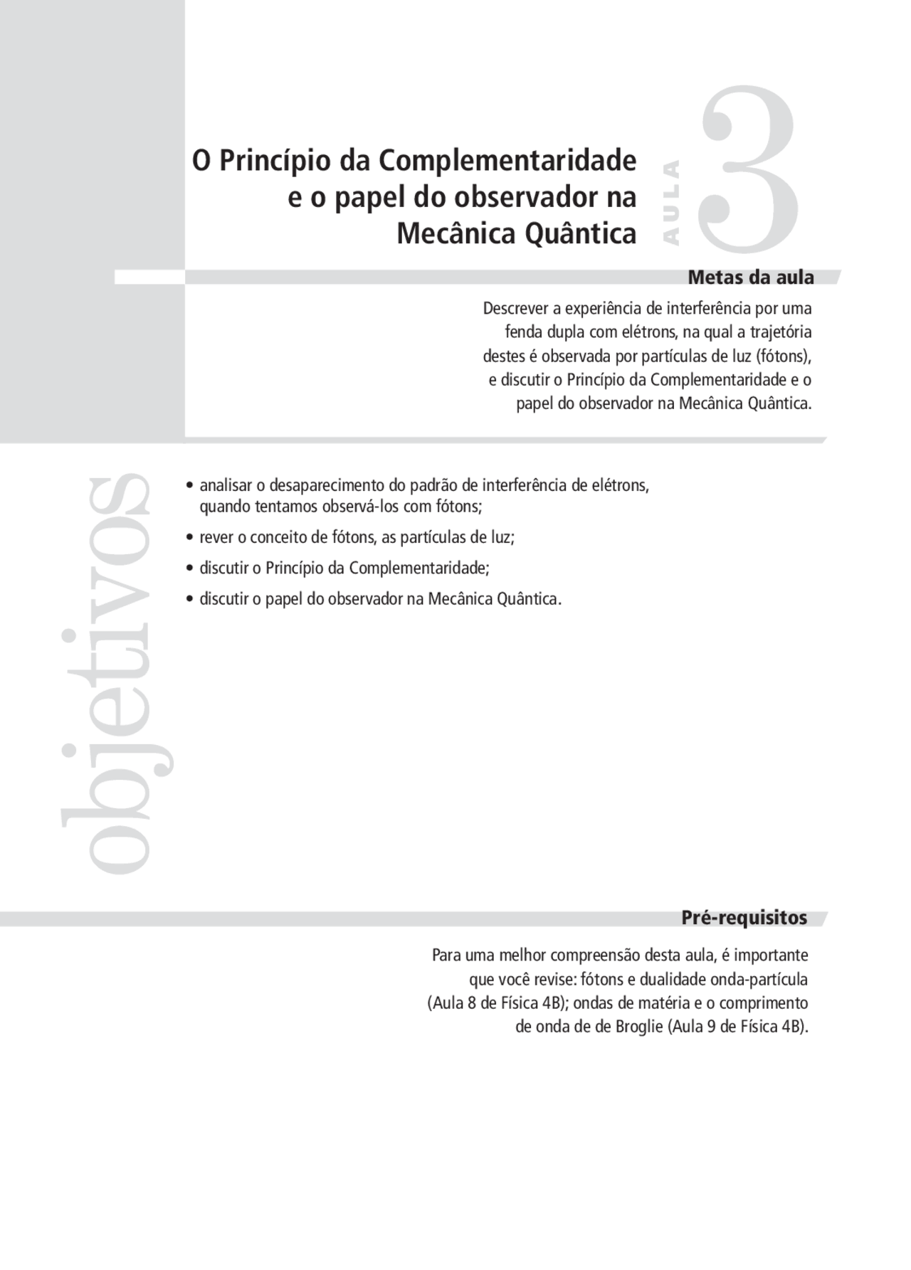 Aula03 Introdução à Mecânica Quântica Docsity