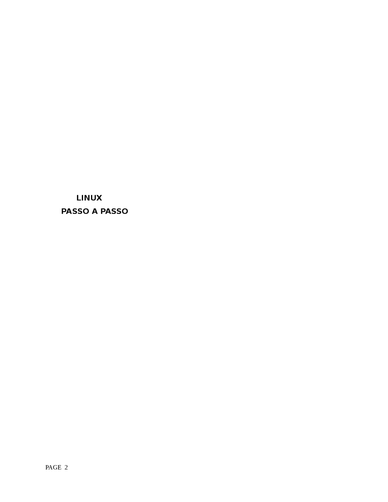 Linux Passo A Passo Linux Passo A Passodoc Docsity