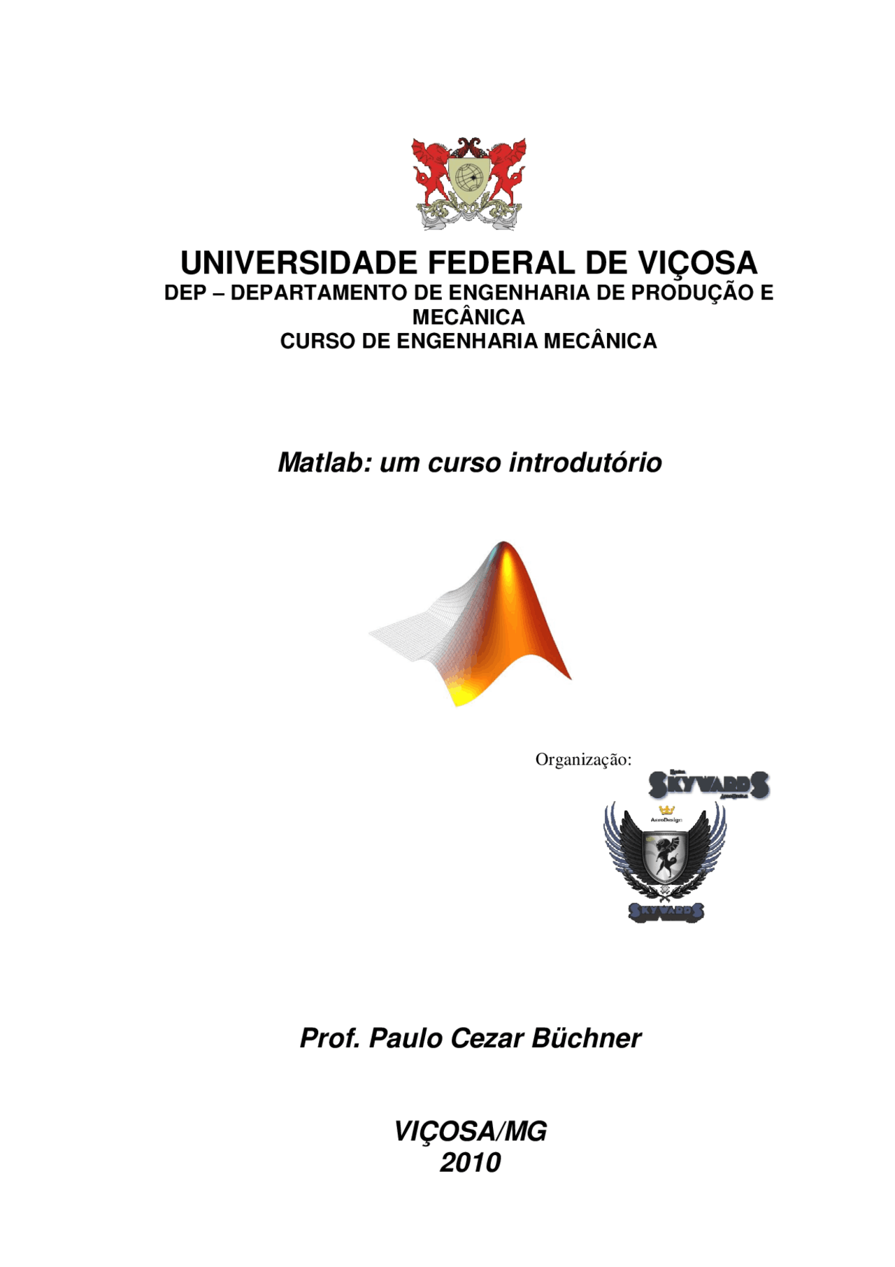Introdução Ao Matlab Matlab Introdutório Docsity