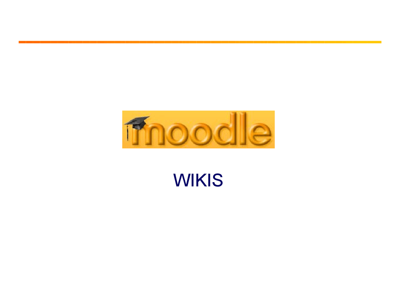 Moodle - WIKI - Wiki, Moodle - Docsity