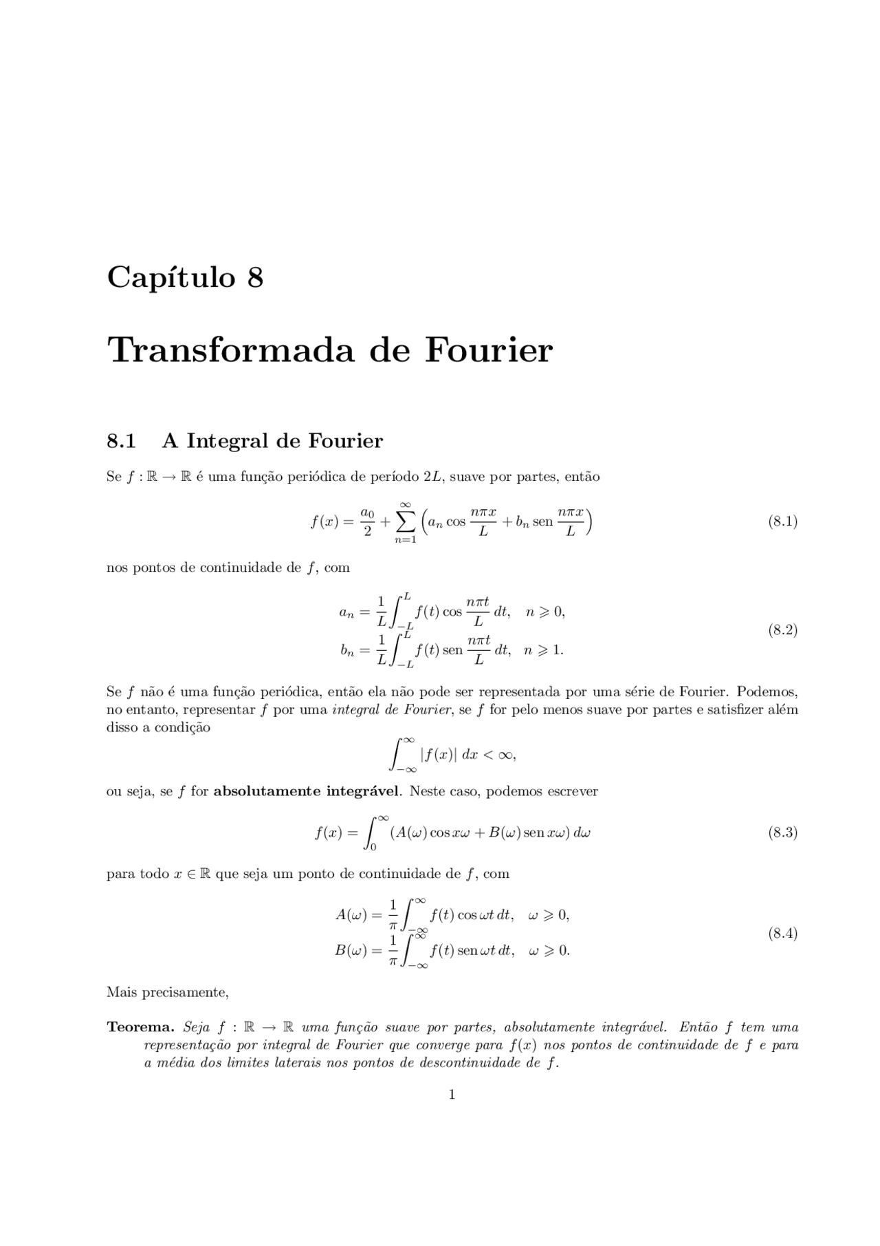 Transformada de Fourier - Transformada de Fourier | Docsity