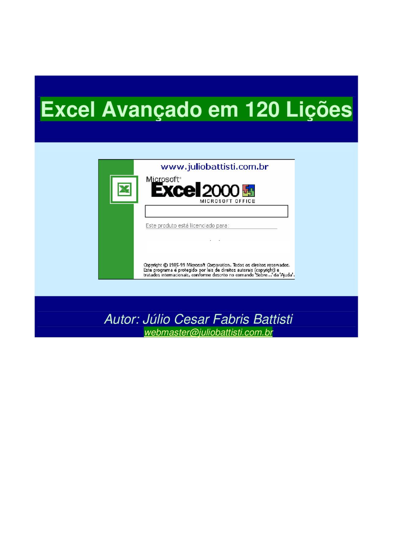 Curso Excel Avançado Curso Excel Avançado Docsity