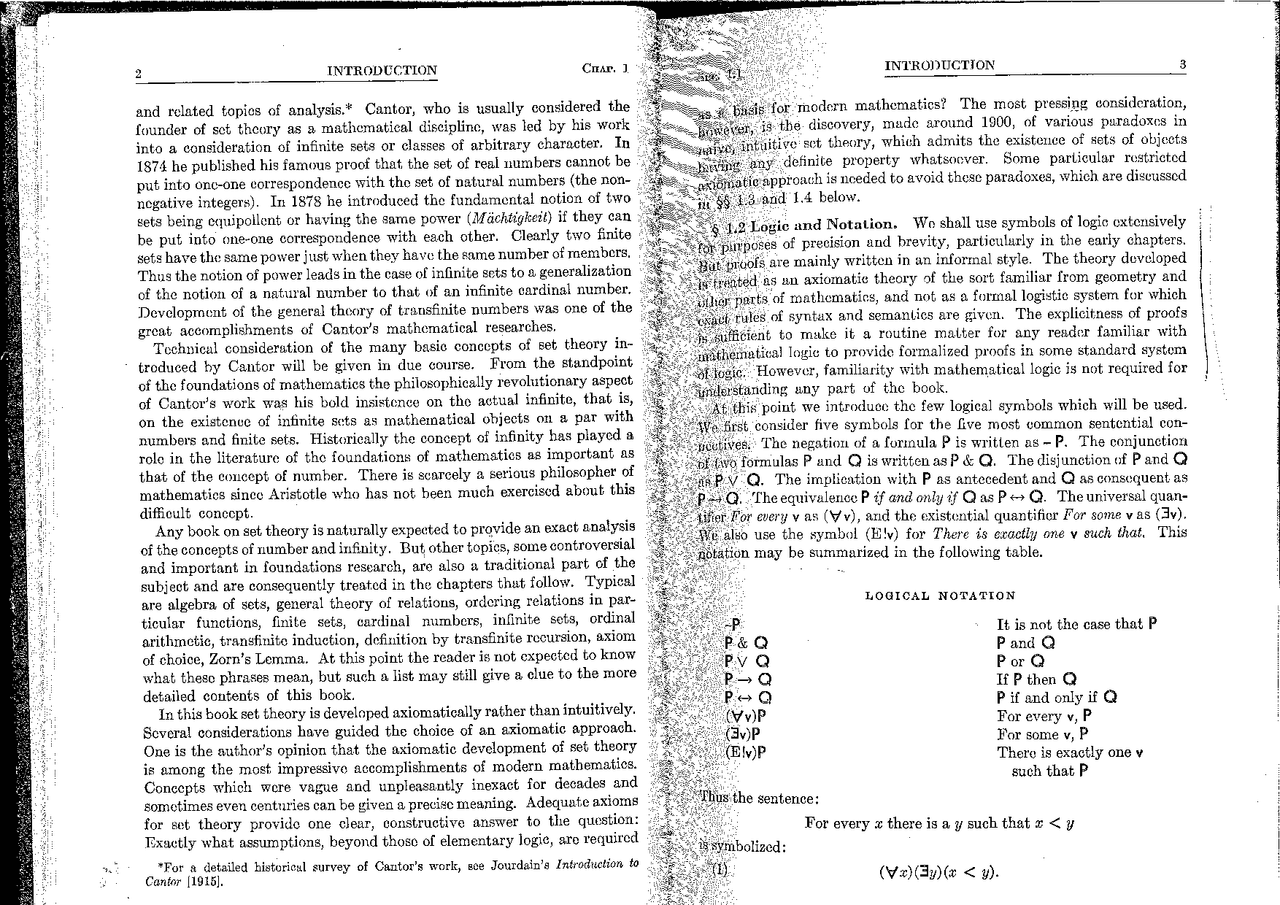 Axiomatic Set Theory - Suppes - Chapter 1 - Capítulo 1 do livro ...