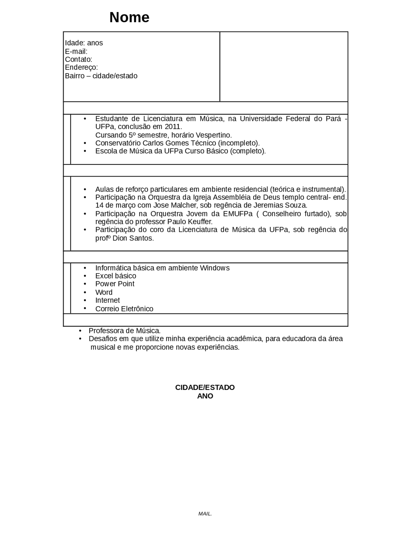 Curriculomusica - curriculo - curriculo - Docsity