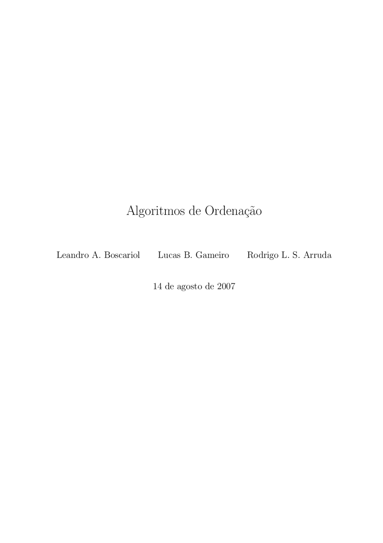 Algoritmos De Busca E Ordenação De Dados Tutorial Que Aborda Alguns