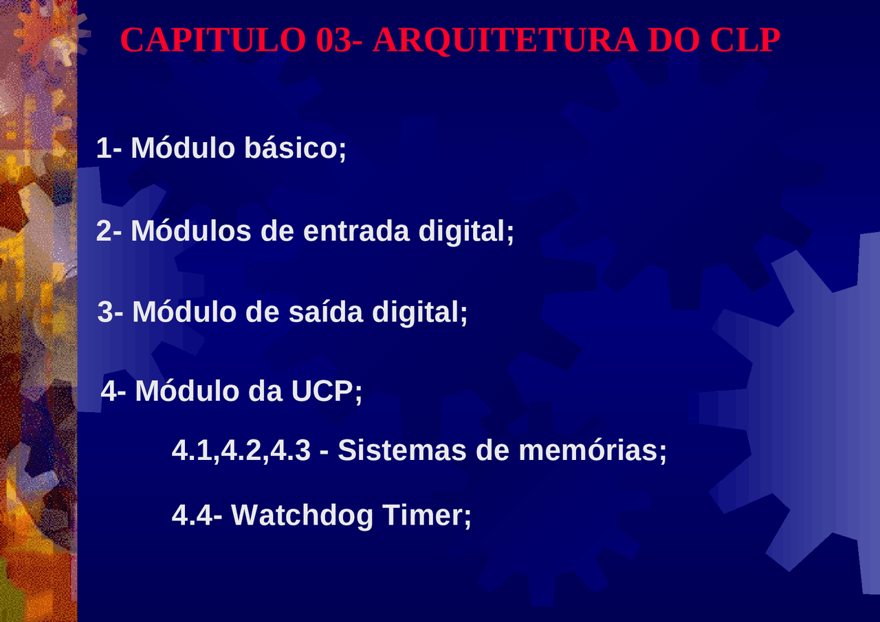 Introdução ao clp 3 - clp de forma simplificada - Docsity