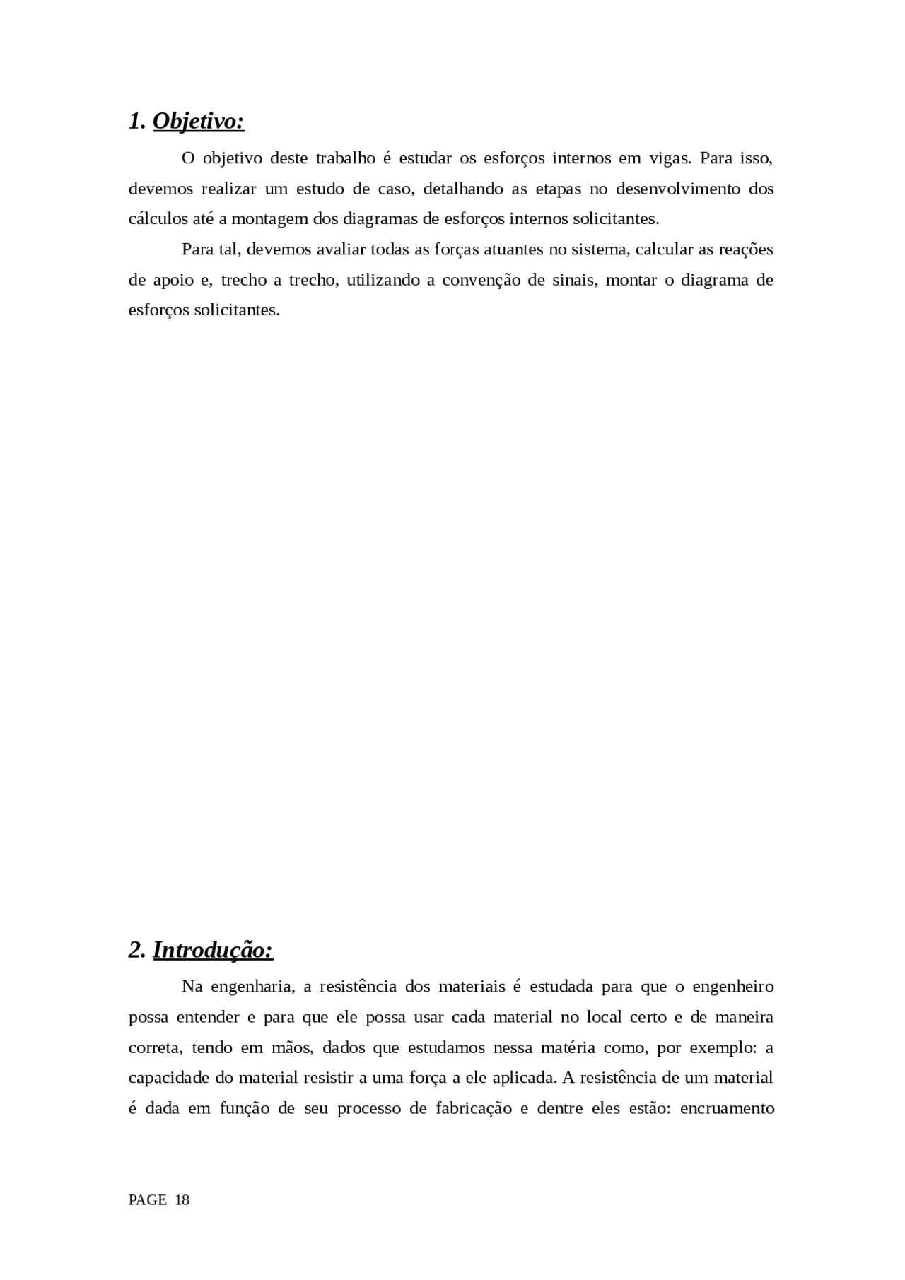 Trabalho De Resistência Dos Materiais Trabalho De Resistência Dos