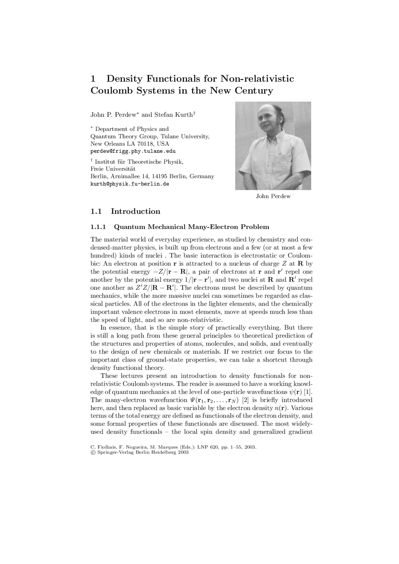 A Primer In Density Functional Theory A Primer In Density Functional Theory Pdf Docsity