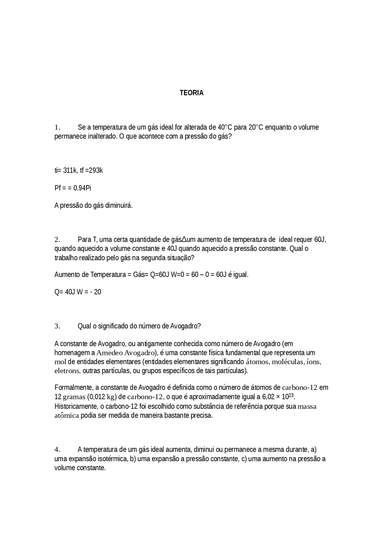 Resolução Simulado2 Física Termodinâmica Resolução Simulado2 Física