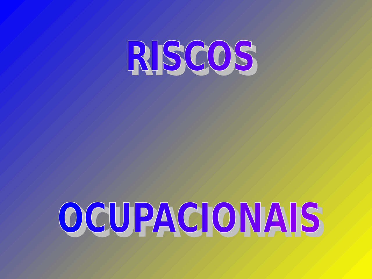 Riscos Ocupacionais Trabalho Sobre Os Riscos Ocupacionais Docsity