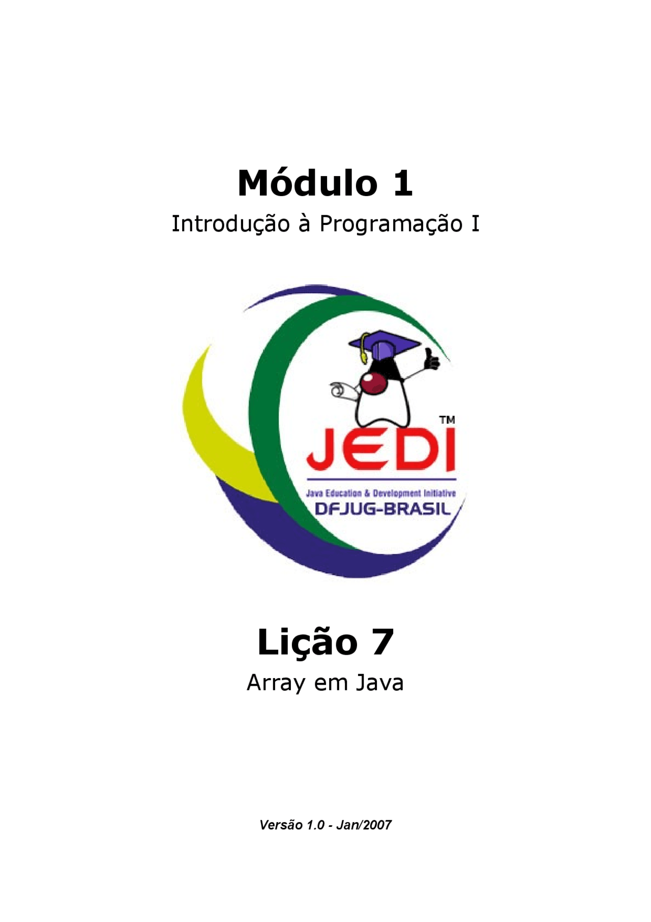 Array Em Java Aprendedo Sobre Arrays Em Java Docsity