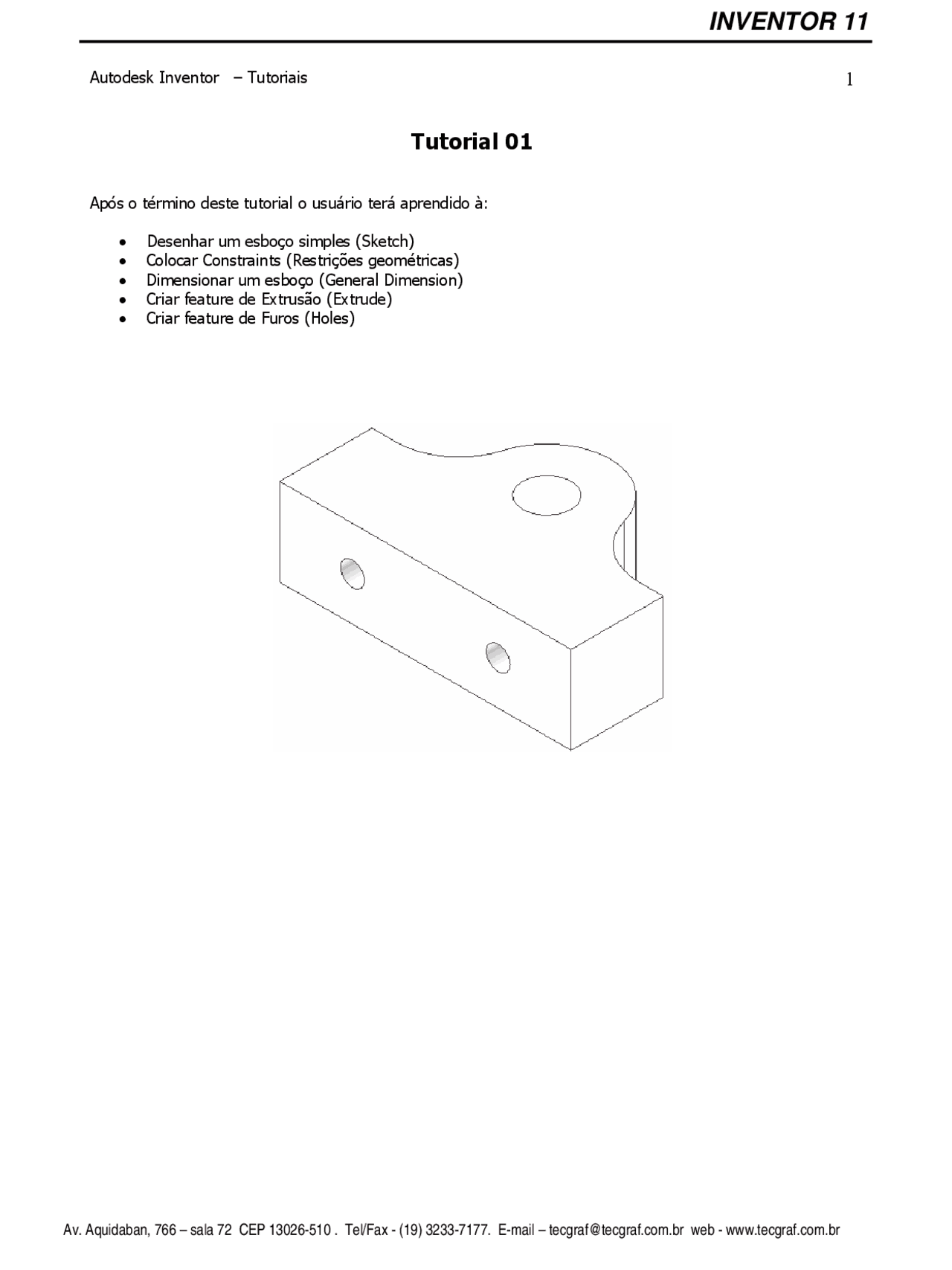 Apostila De Inventor Apostila Para Iniciar No Inventor Docsity