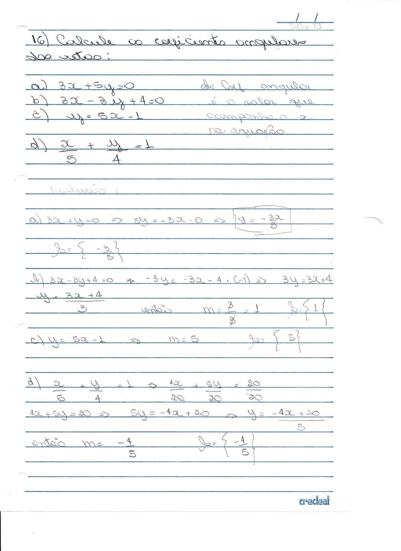 Geometria Analitica Lista De Exercicios Docsity