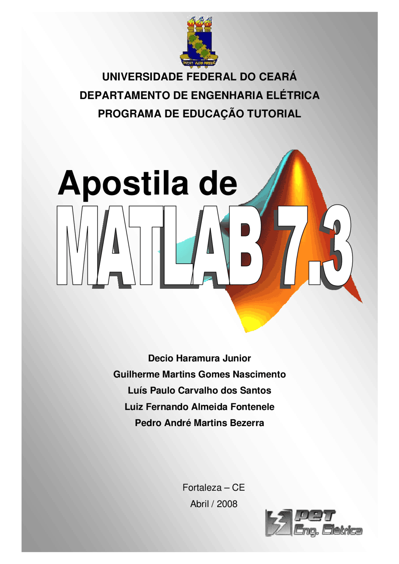 Matlab Apostila Ufc Apostila De Matlab Docsity