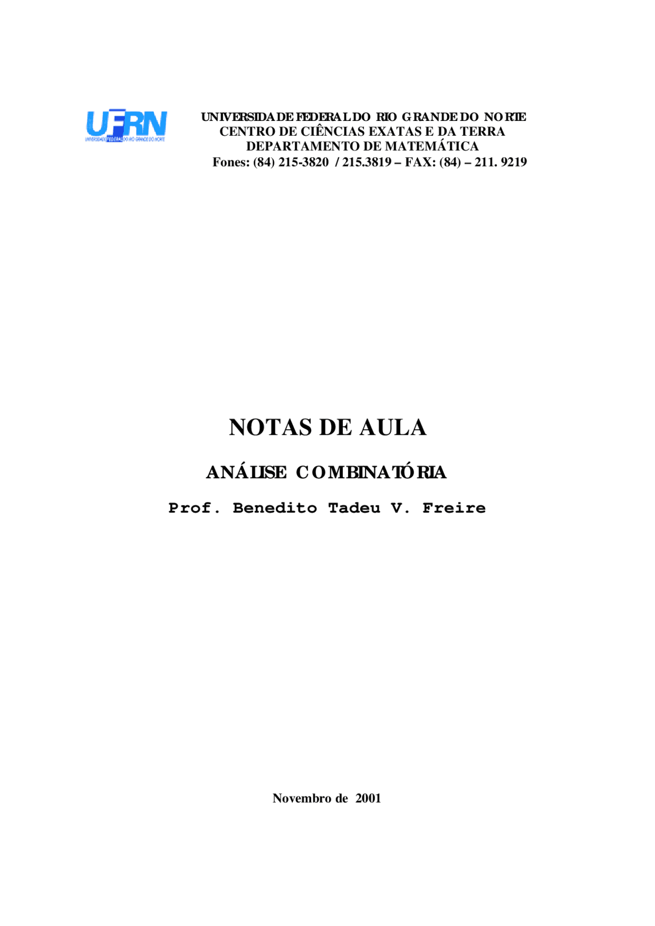 Analise Combinatória Material Excelente Para Olimpiadas De Matemática