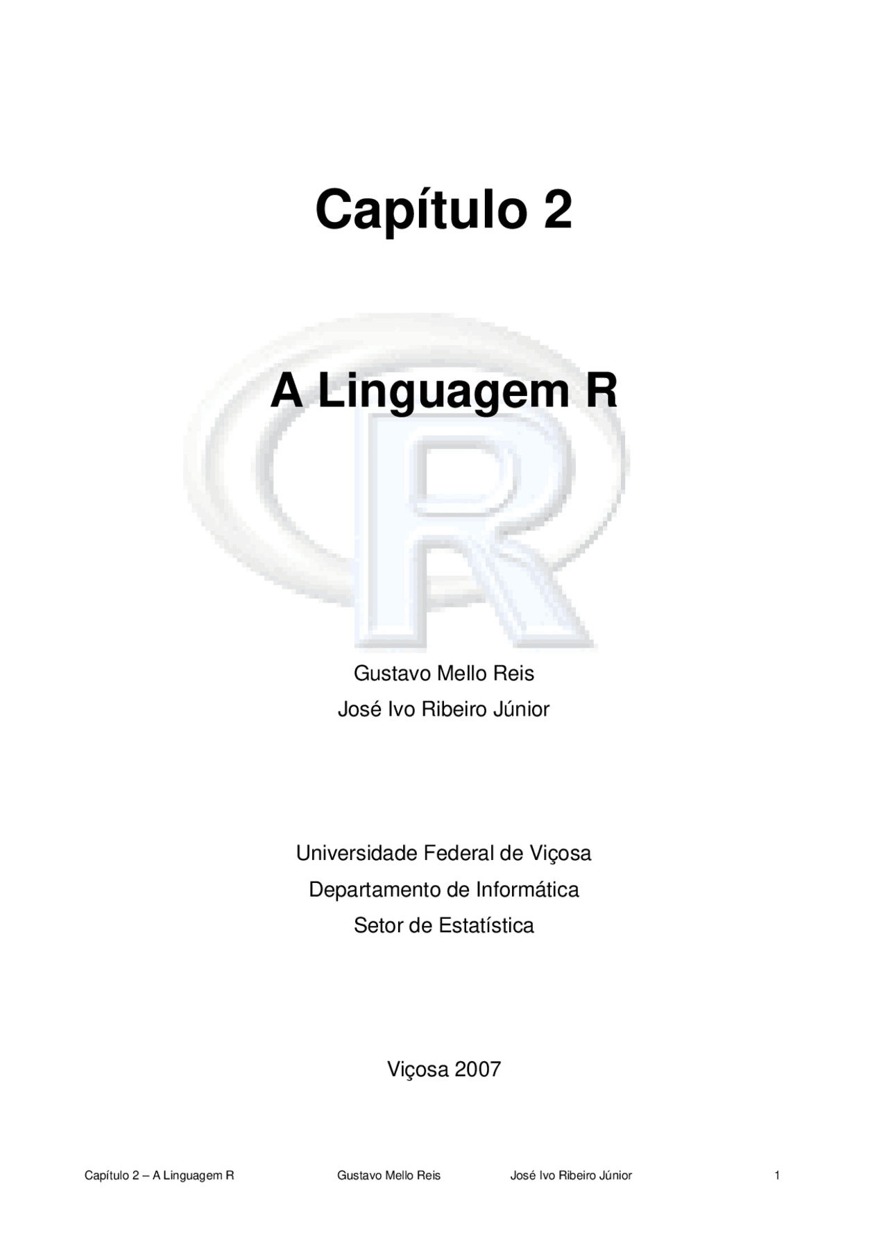 Apostila De R Cápitulo 2 De 8 Apostila De R Docsity