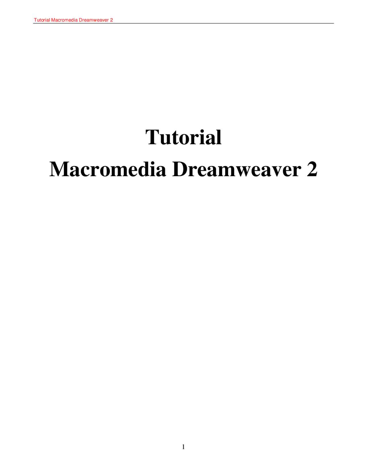 Tutorial Dreamweaver - Tutorial Dreamweaver - Docsity
