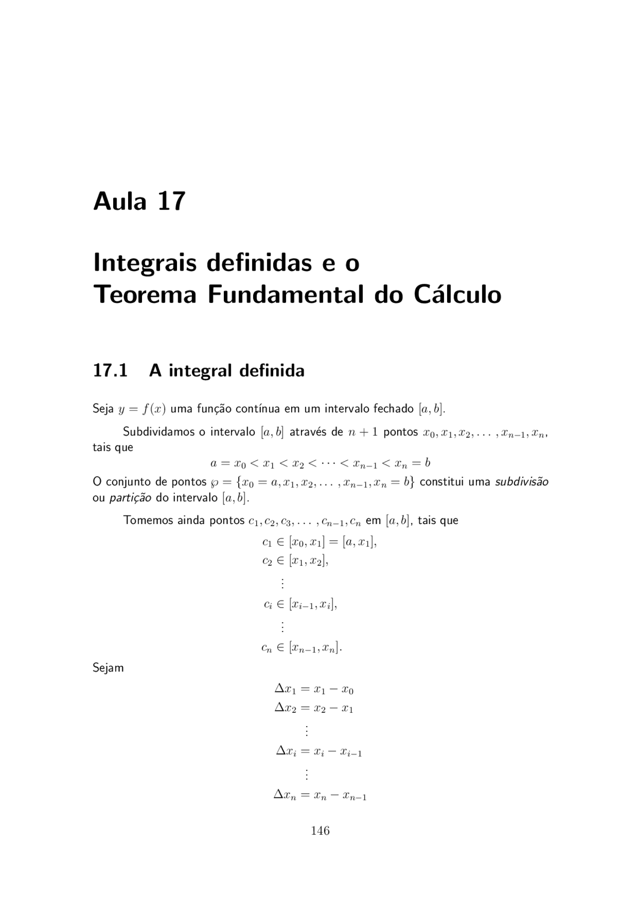 Apostila De Cálculo 1 Aula 17 Apostila De Cálculo Docsity