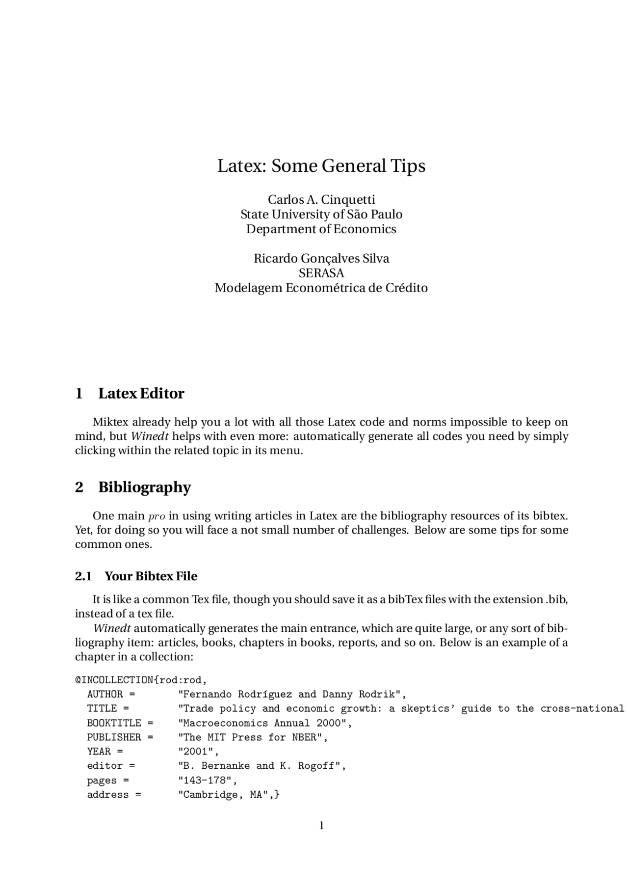 Latex Introdução Introdução Ao Uso Do Software Latex Docsity