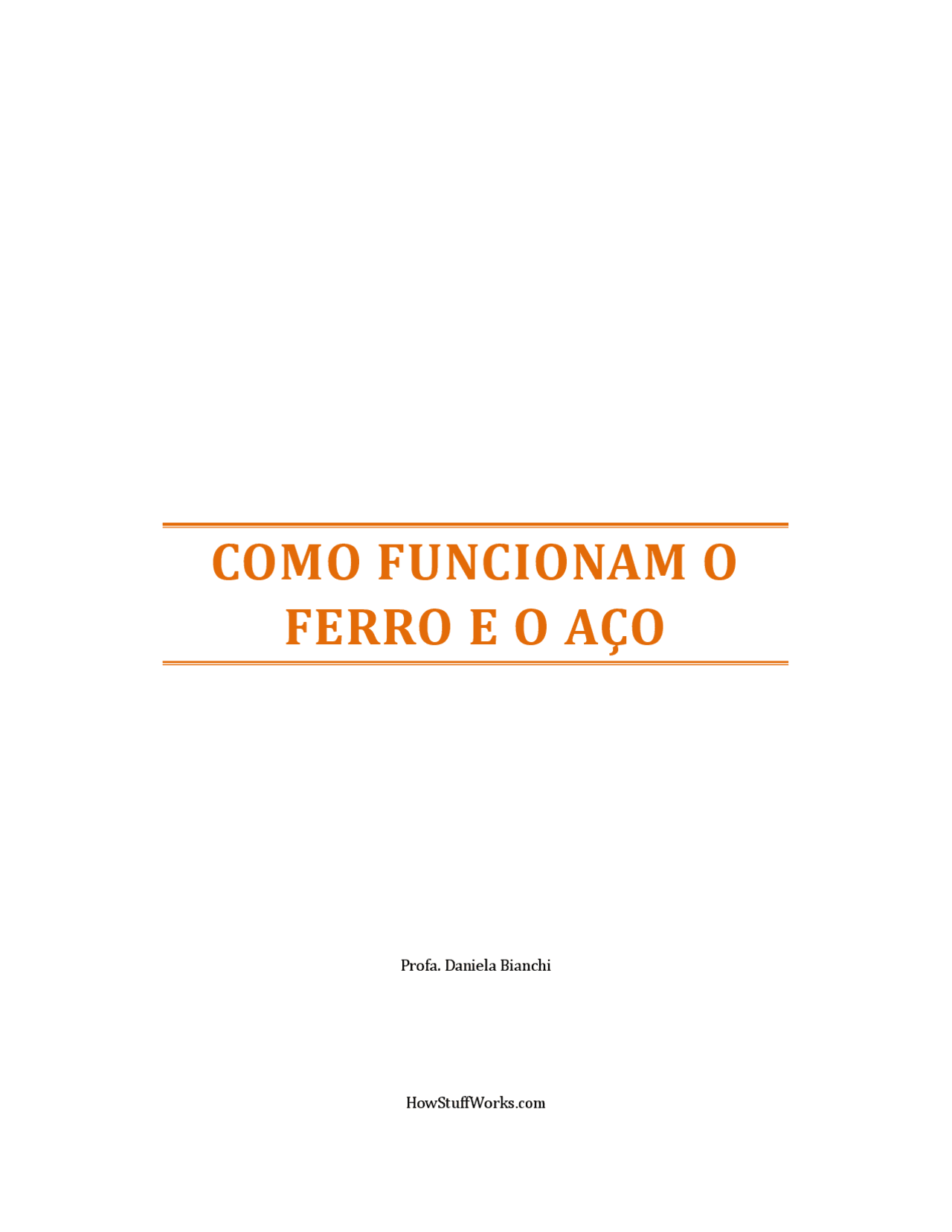 Ferro E Aþo PrduÇÃo Do Ferro Docsity