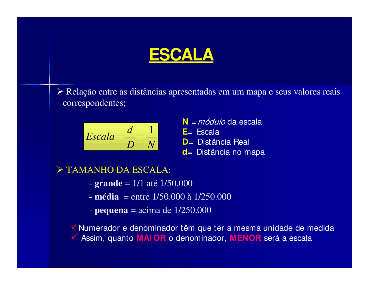 Aula 1 - escala - Geologia geral I - Docsity