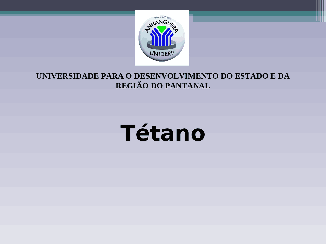 Tétano Arquivo Sobre O TÉtano Docsity